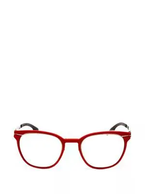 IC! BERLIN Geometric-frame Glasses - Red