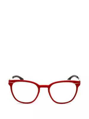 IC! BERLIN Geometric Frame Eyeglasses - Red