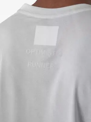 OPTIMISTIC RUNNERS Logo-print T-shirt