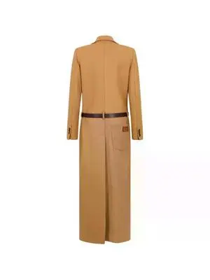 Dsquared2 Wool Felt Belted Coat
