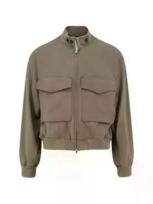 TONYWACK Zip-up Flap-pocket Jacket - Brown