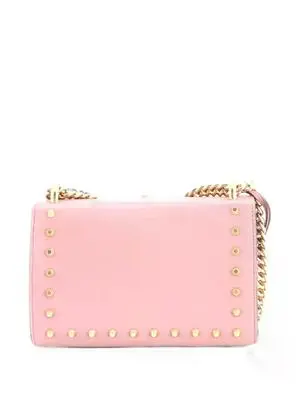 Gucci Pearly Padlock Studded Leather Small Shoulder Bag
