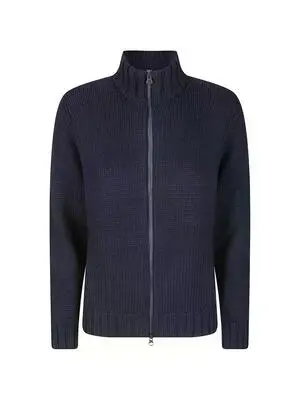 Labo.art Monte Ribbed-knit Zip-up Cardigan