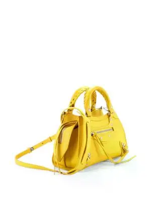 Balenciaga Neo Classic City Bag Leather Mini Shoulder Bag - Yellow