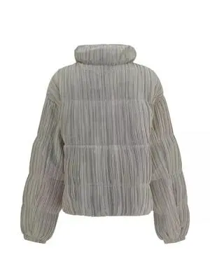 GONGDID DESIGN Padded Jacket With Plissé Effect