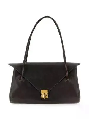 Marni East West Leather Shoulder Bag - Brown