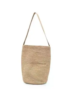 SOPHIE DIGARD Woven Shoulder Bag - Neutrals