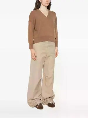 Marella Mseditore V-neck Long-sleeve Sweater