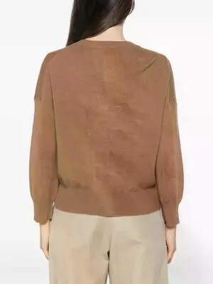 Marella Mseditore V-neck Long-sleeve Sweater