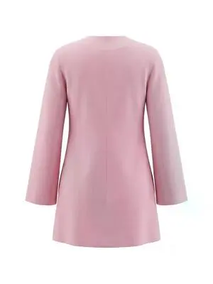 Valentino Garavani Patch-detail Flared-sleeve Mini Dress - Pink