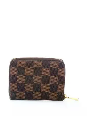 LOUIS VUITTON Zippy Coin Purse Damier Pouch