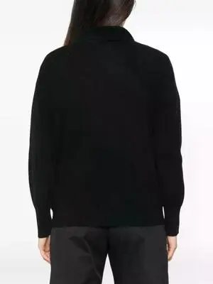 Marella Scarf Detail Sweater - Black