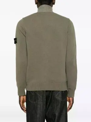 Stone Island Logo-patch Button-up Cardigan