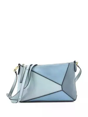 Loewe Puzzle Pochette Bag Leather - Blue