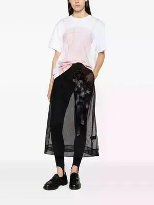 Simone Rocha Ribbon Rosette Ripple Skirt