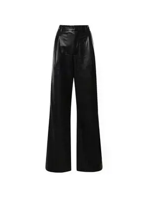 Andamane Pleated Trousers - Black