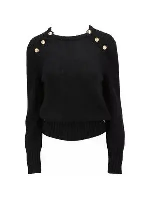 Isaia Button-embellished Sweater - Black