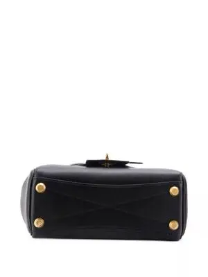 Balenciaga Bel Air" Carry All Leather Mini Tote Bag - Black
