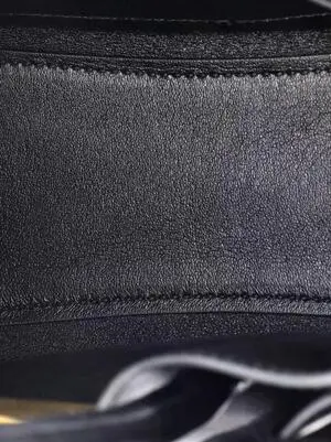 Balenciaga Bel Air" Carry All Leather Mini Tote Bag - Black