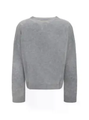 Fabiana Filippi Crew-neck Mélange Sweater - Grey