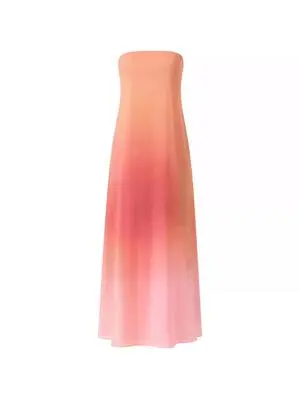 BAOBAB Nara Strapless Ombré Maxi Dress - Orange