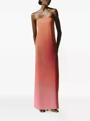 BAOBAB Nara Strapless Ombré Maxi Dress - Orange