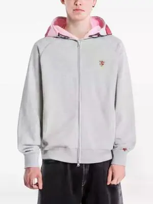 BILLIONAIRE BOYS CLUB - ICE CREAM Cones & Bones Zip-up Hoodie - Grey