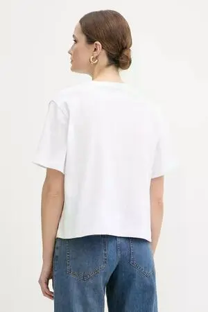 TRUSSARDI Graphic-print Side-slit T-shirt