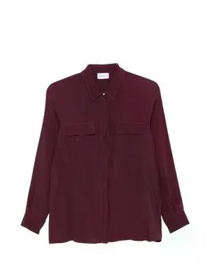 Marella Mllfestoso1 Button-up Chest-pocket Shirt - Red