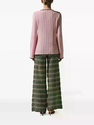 BAOBAB Corsica Resin-embellished Bell-sleeve Top