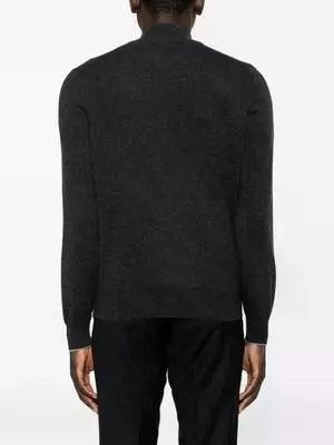 Brunello Cucinelli Half-zip Wool Sweater - Grey