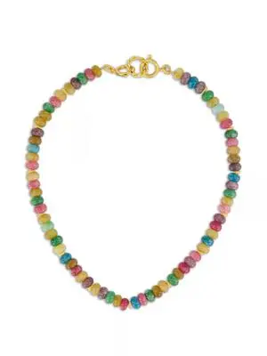 Sylvia Toledano Beaded Brass Necklace - Gold