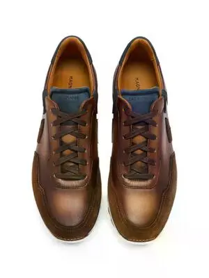 Magnanni Panelled Leather Sneakers
