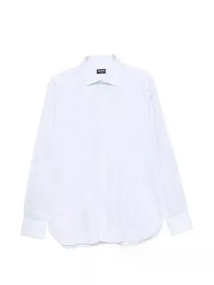 Zegna Micro-stripe Long-sleeve Shirt