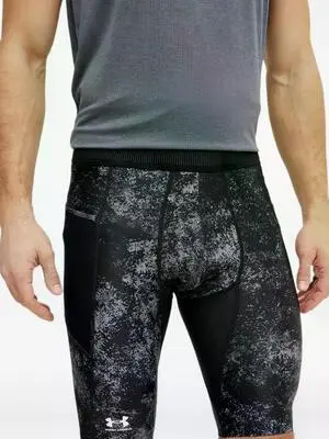 Under Armour Heatgear Iso-chill Printed Shorts - Black