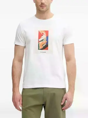 TRUSSARDI Graphic-print T-shirt - White