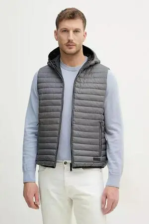 TRUSSARDI Hooded Quilted Gilet - Black