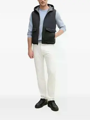TRUSSARDI Hooded Quilted Gilet