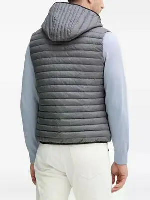 TRUSSARDI Hooded Quilted Gilet