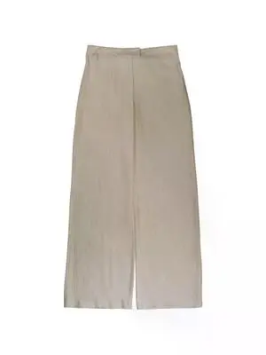 OSCAR THE COLLECTION Crinkled Wide-leg Trousers