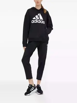 Adidas Hooded Logo Sweatshirt - Black