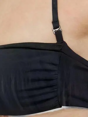 TRUSSARDI Logo-print Bandeau Bikini