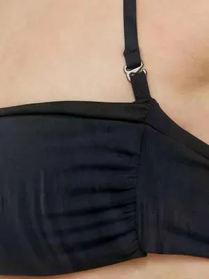 TRUSSARDI Logo Print Bandeau Bikini
