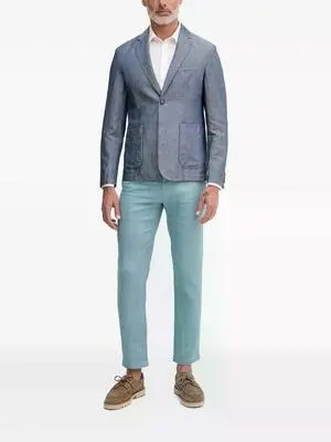 TRUSSARDI Logo-embroidered Long-sleeve Shirt