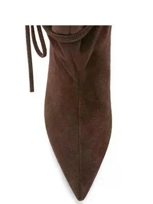 ODISSI Pointed-toe Tie-fastening Boots