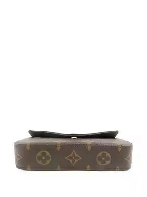 LOUIS VUITTON Félicie Strap & Go Cross Body Bag - Brown