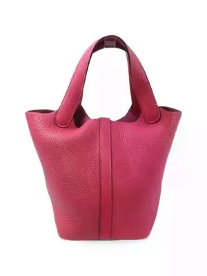 Hermès Pm Picotin Leather Tote Bag - Pink
