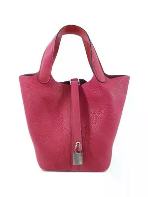 Hermès Picotin Leather Tote Bag - Pink
