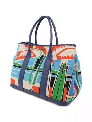 Hermès Pm Garden Party Two-way Handbag - Blue