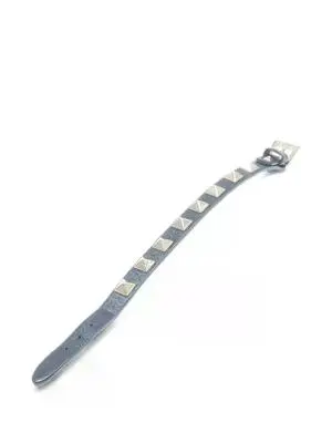 Valentino Garavani Rockstud Embellished Calfskin Leather Bracelet